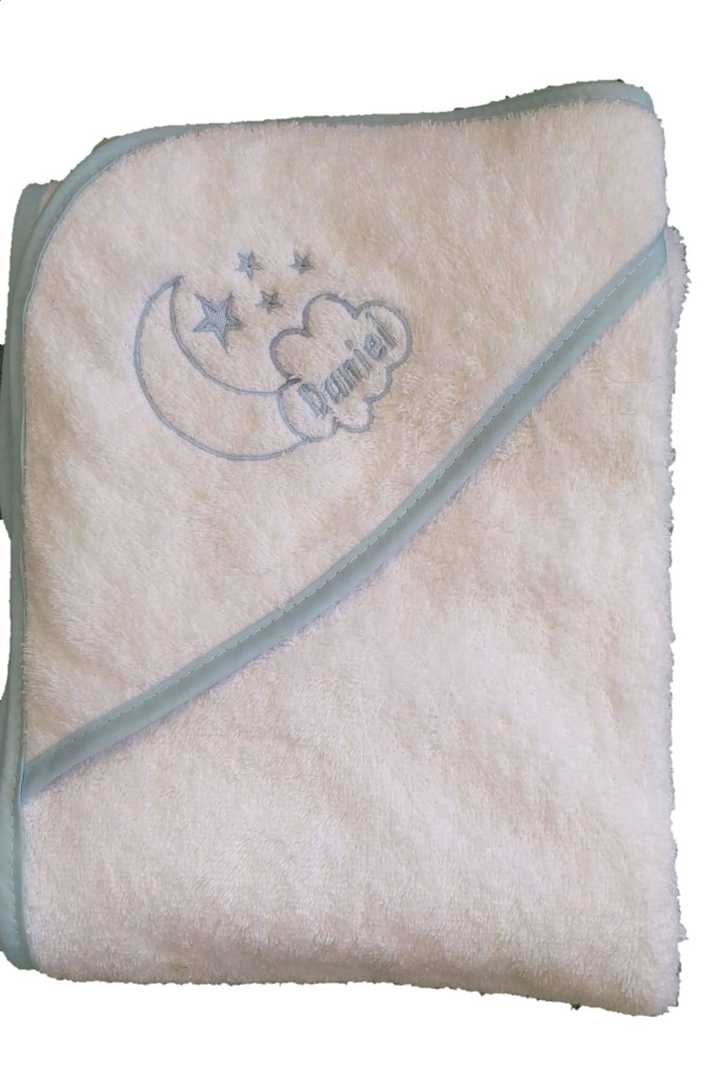 Capa de baño Nube Luna Personalizada – Mikeko