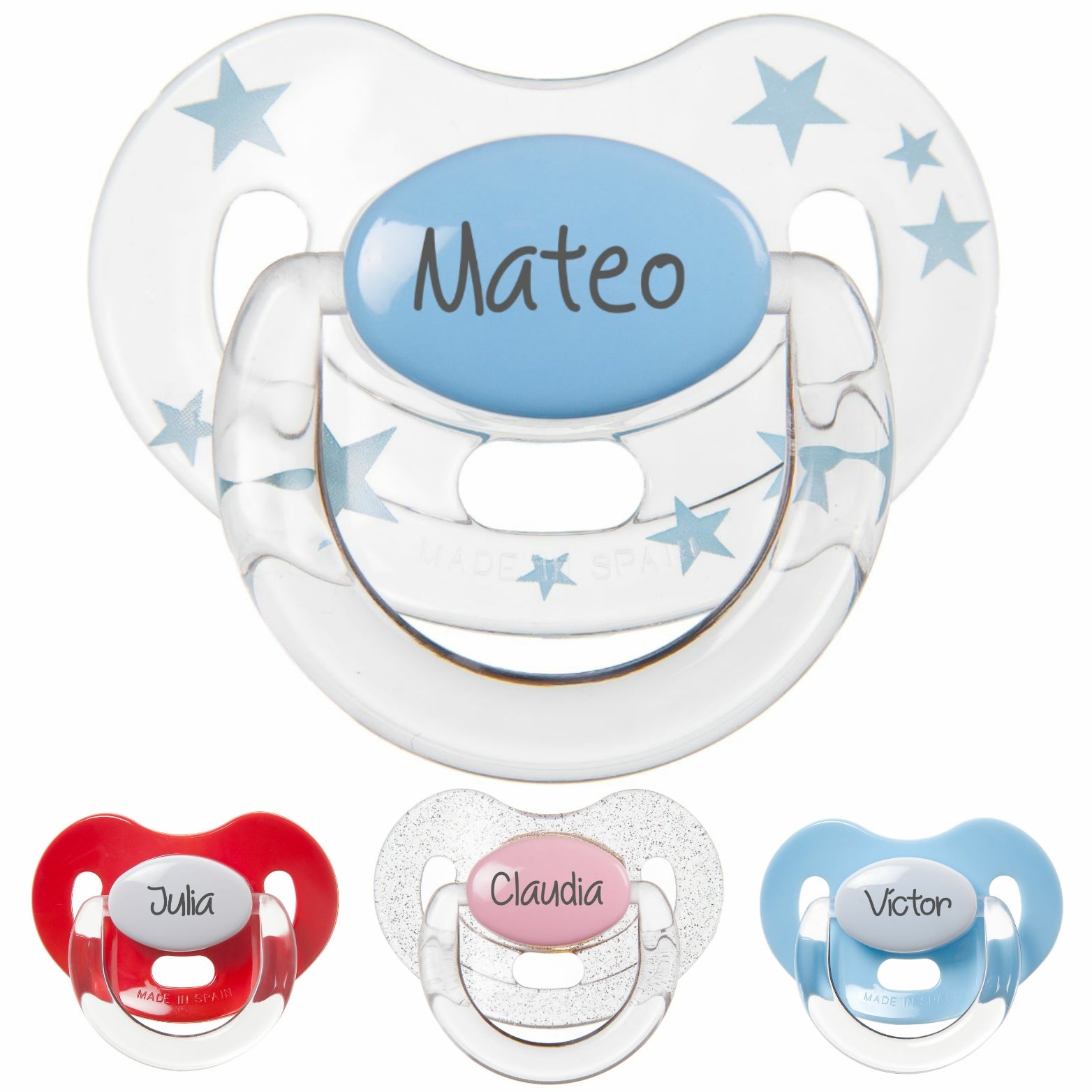 Chupete con Nombre Personalizado – Mikeko.es